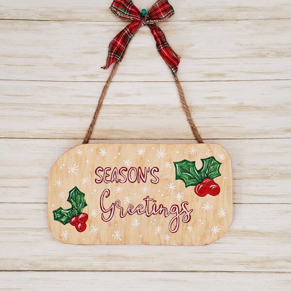 Winter Wall Plaque - Etsy