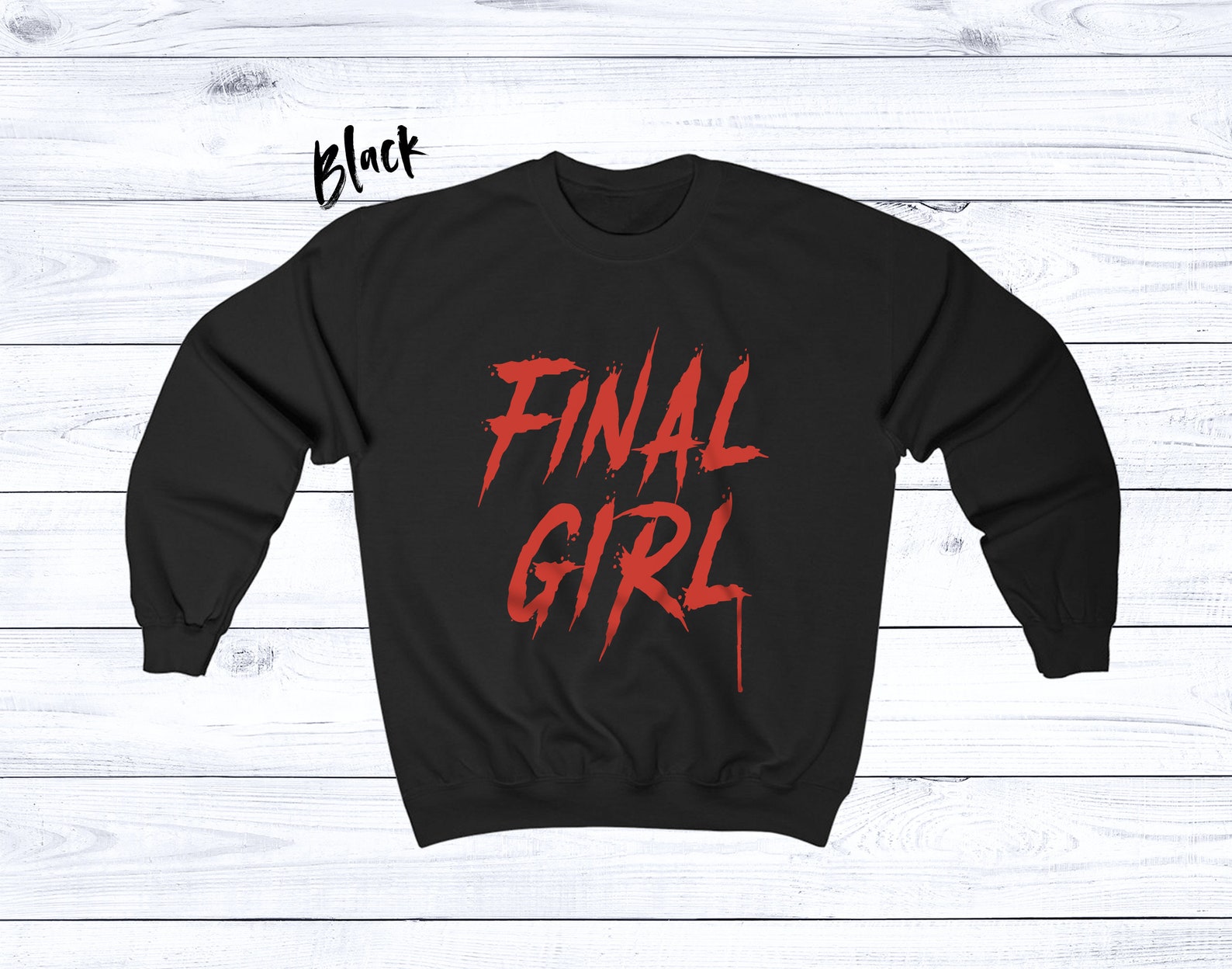 Final Girl Horror Movie T Shirt | Friday the 13th | Halloween Sweater ...