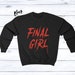 Final Girl Horror Movie T Shirt | Friday the 13th | Halloween Sweater ...