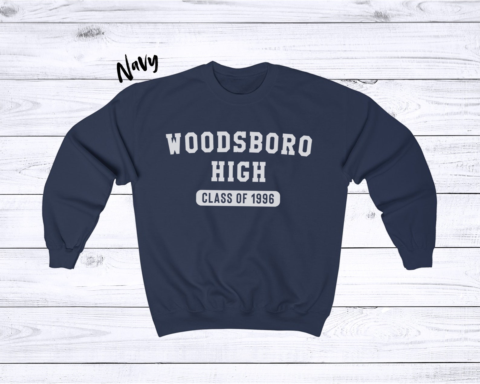 Scream Movie Sweater Woodsboro High Sweater Woodsboro - Etsy