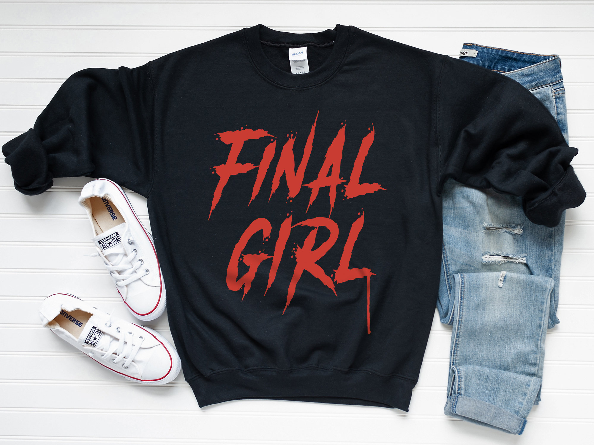 Final Girl Horror Movie T Shirt | Friday the 13th | Halloween Sweater ...