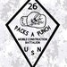 NMCB25 or 26, NMCB27 or 28 Naval Mobile Construction Battalion Vinyl ...