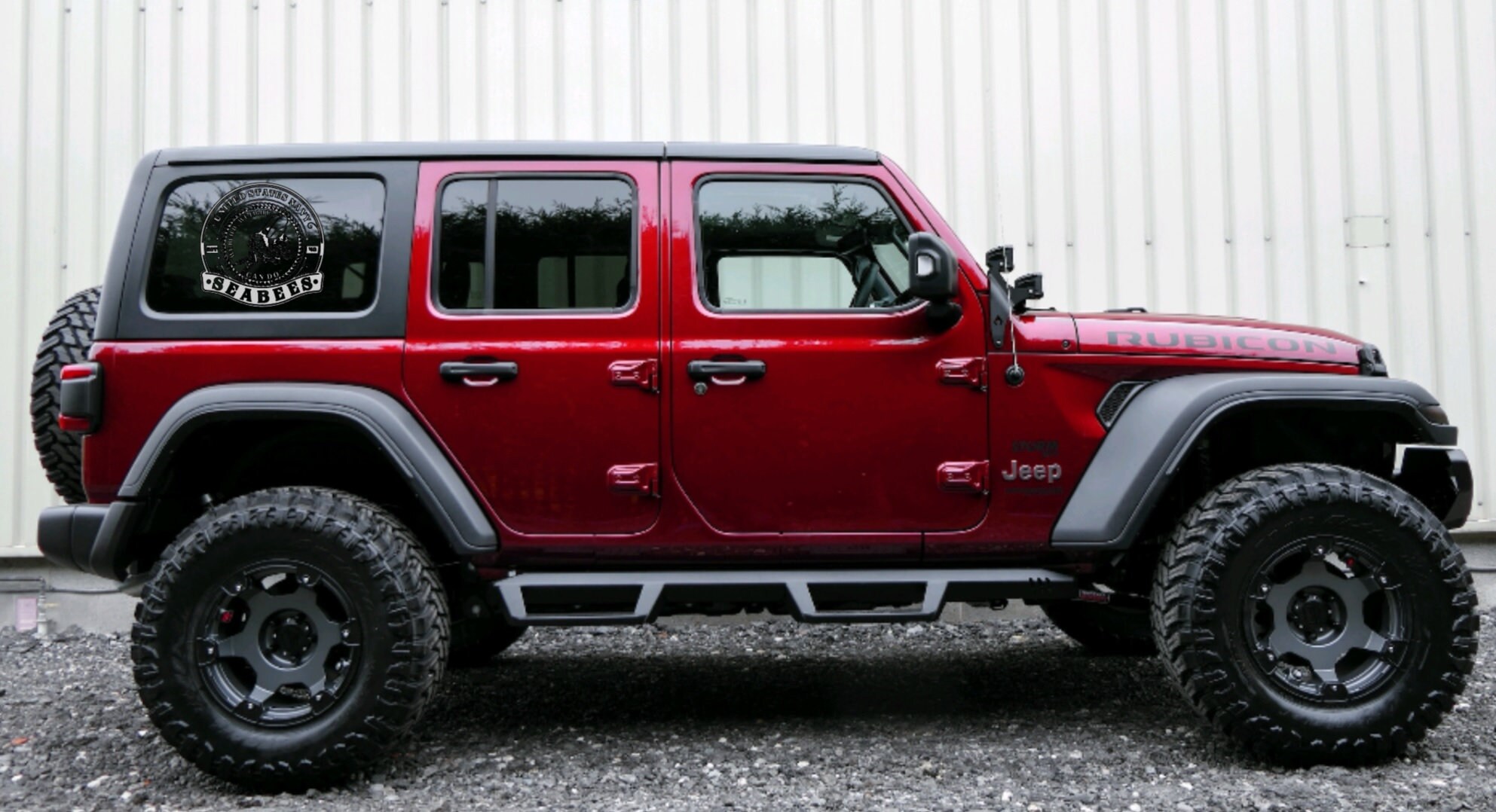 Custom Vintage US Navy Seabee Design Vinyl Decal by Liberty Vinyl ...