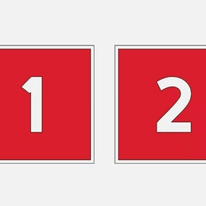 US Navy Seabees BEEP Decal (set of 2) - Red on White Layered Vinyl - Etsy