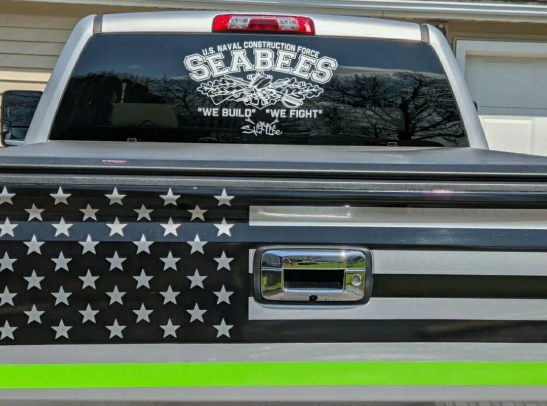 US Navy Seabee SCW Seabee Combat Warfare Arch Decal 23.5 - Etsy UK