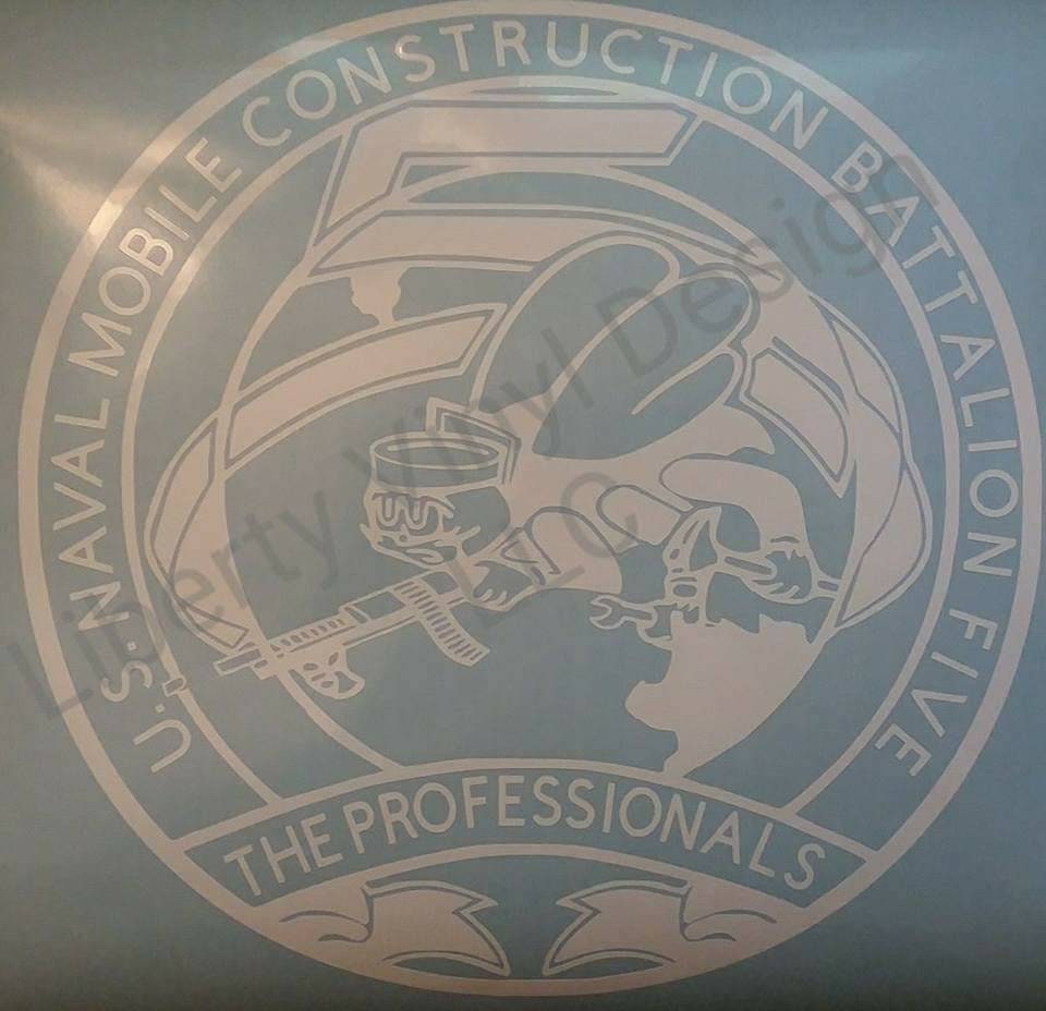 NMCB5 & MCB5 Naval Mobile Construction Battalion Five US Navy Seabees ...