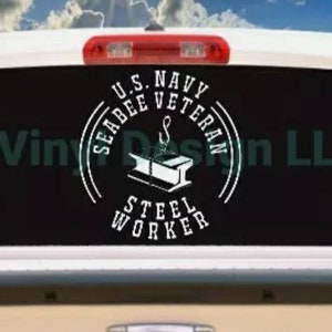 U.S. Navy Seabee Veteran Rate Specific Decal 5.5" (select Your Rate) - Etsy
