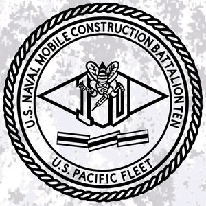 NMCB 10, 11, and 12 RNMCB 13 US Navy Seabees Battalions Window or ...