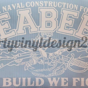 US Navy Seabee SCW Decal: Combat Warfare Vinyl Sticker - Etsy