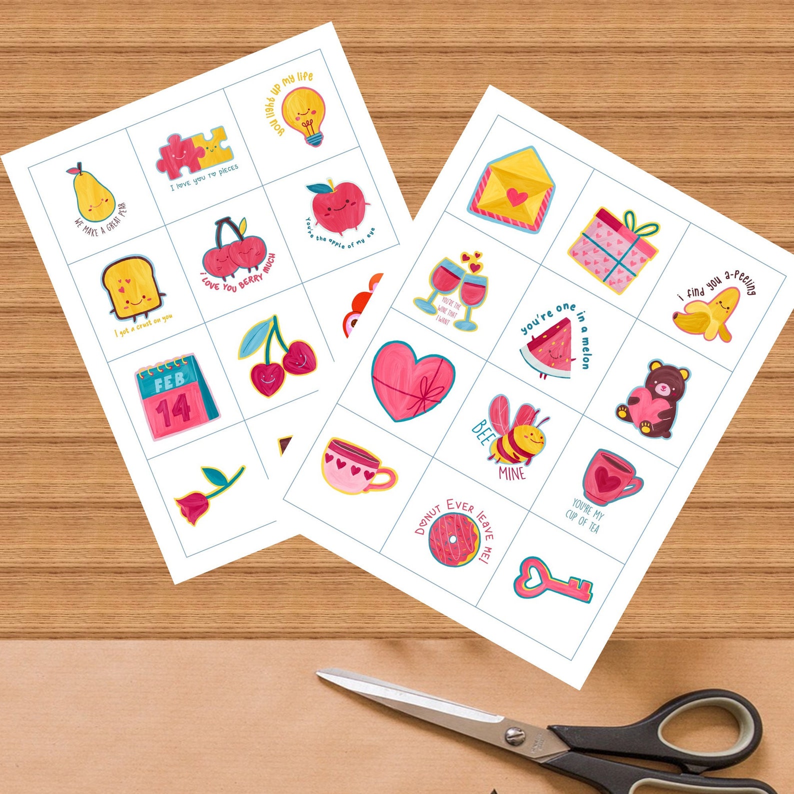 Valentine's Day Memory Game Printable Valentines Activity for Kids ...