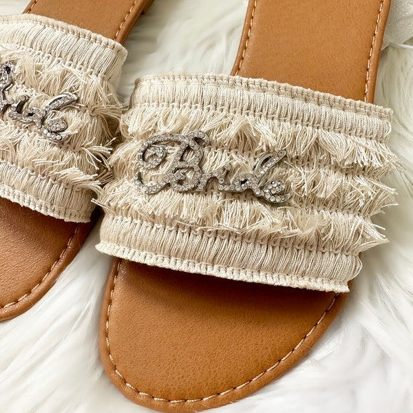 Bride Flip Flops - Etsy