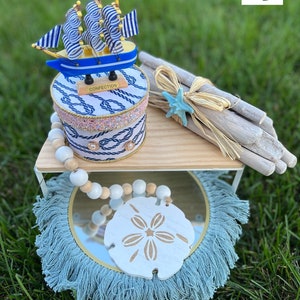 Ship Decorative Box, Nautical Box, Sailing Knot Box, Sailing Knot Decor ...