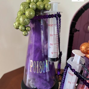 Poison Beakers, Bubbling Beaker, Halloween Poison Decor, Halloween ...