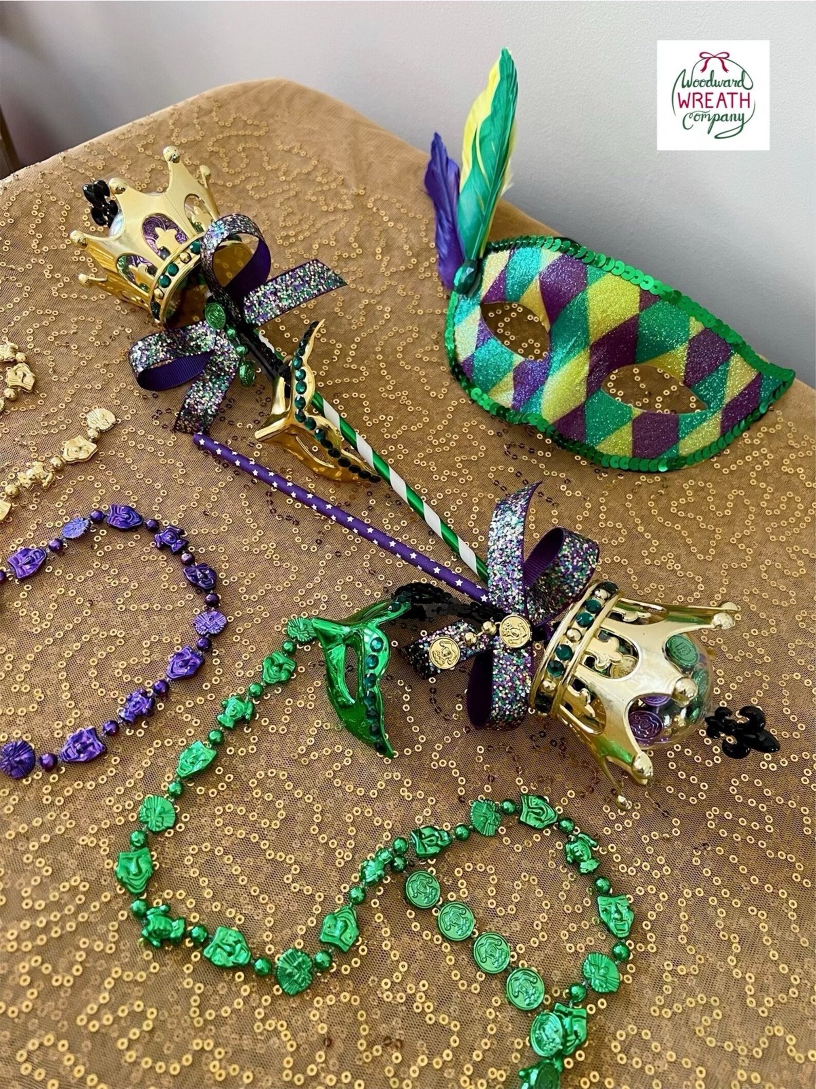 Mardi Gras Scepter Mardi Gras Crown and Mask Mardi Gras King - Etsy