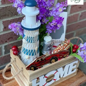 Michigan Centerpiece State of Michigan Centerpiece Pure | Etsy