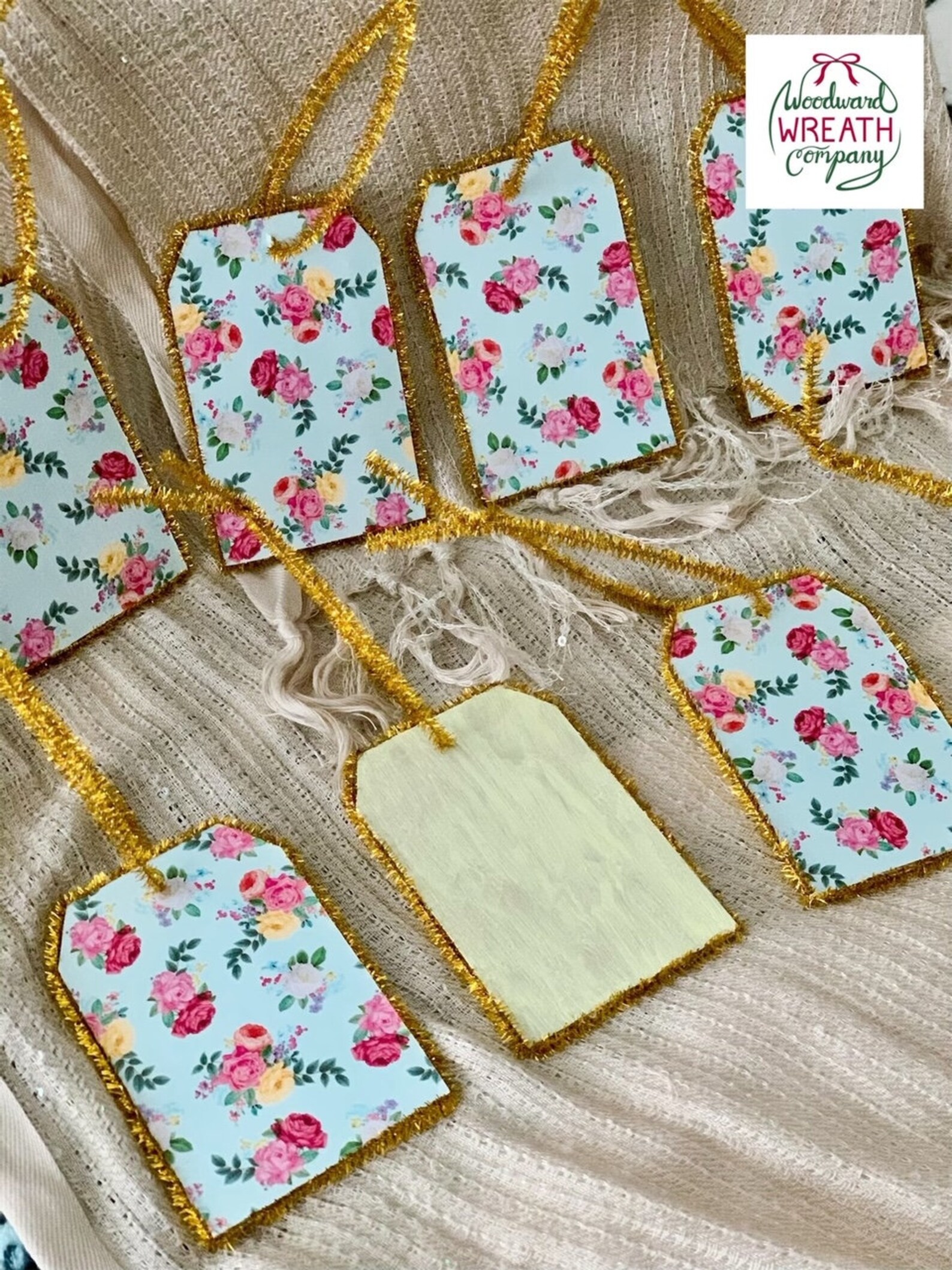 Personalized Wood Gift Tags Mini Rose Gift Tags Mother's | Etsy