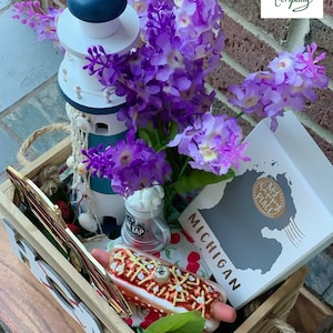 Michigan Centerpiece State of Michigan Centerpiece Pure | Etsy