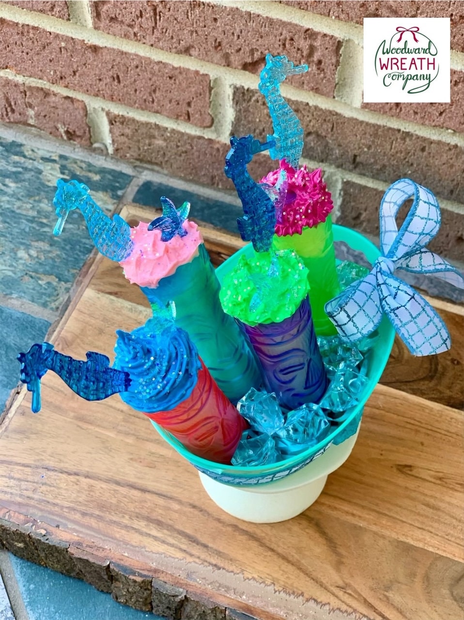 Mini Tiki Drink Bucket Mini Tiki Drinks Seahorse Drinks | Etsy