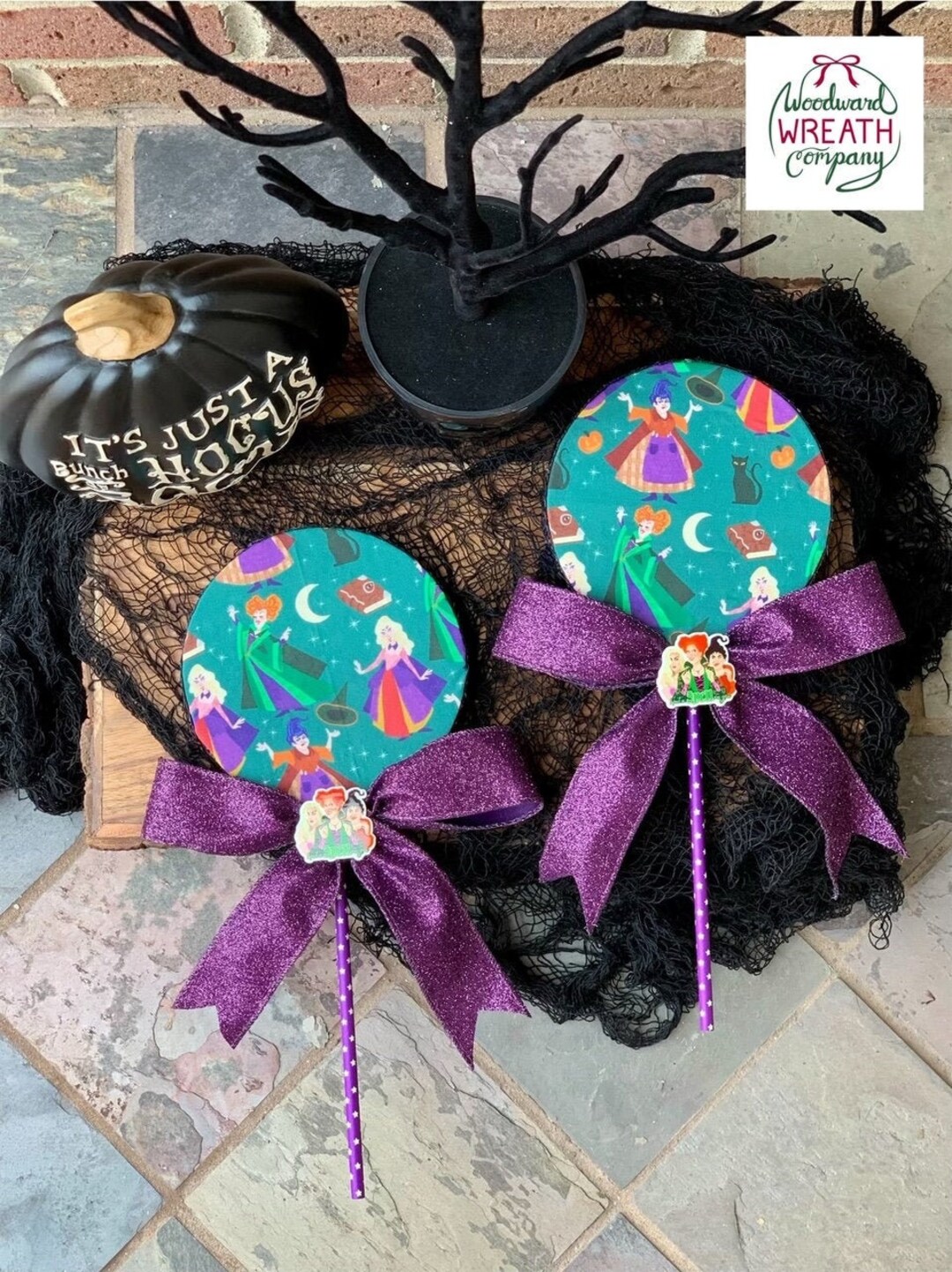 Witch Lollipops, Witch Vase Decor, Salem Witch Lollipops, Faux ...