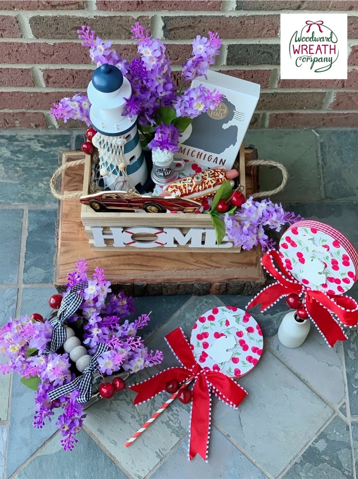 Michigan Centerpiece State of Michigan Centerpiece Pure | Etsy