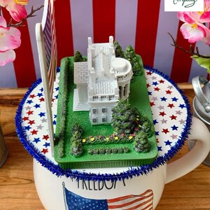 White House Mug Topper Washington DC Mug Topper American - Etsy