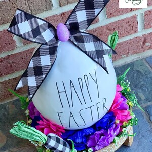 Rae Dunn Egg Centerpiece, Rae Dunn Happy Easter Egg Centerpiece, Rae ...