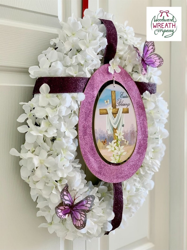 He is Risen Wreath Jesus Wreath Easter Religious Wreath - Etsy
