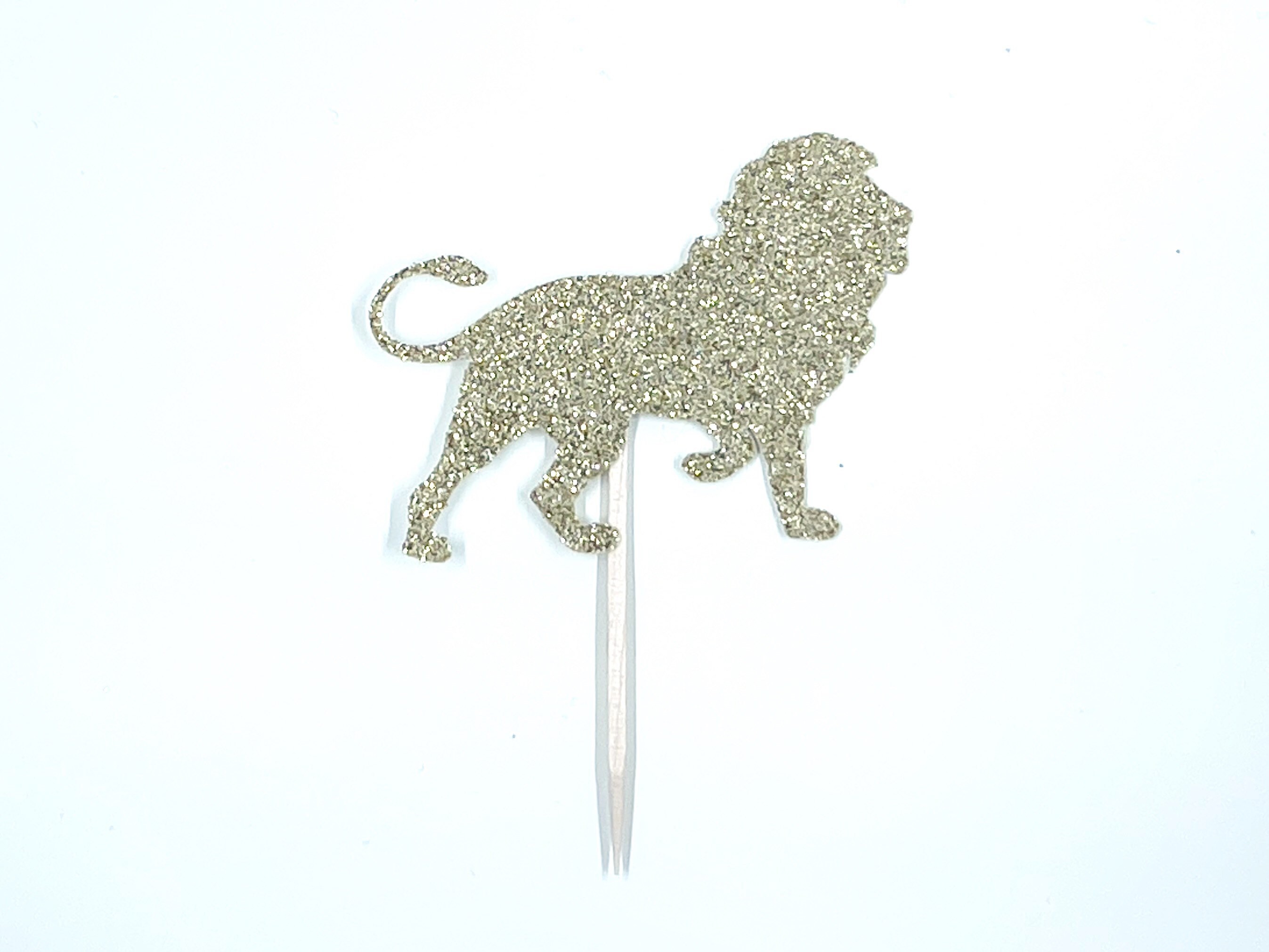 Lion Cupcake Toppers Graduation Party Cupcake Toppers Mascot - Etsy