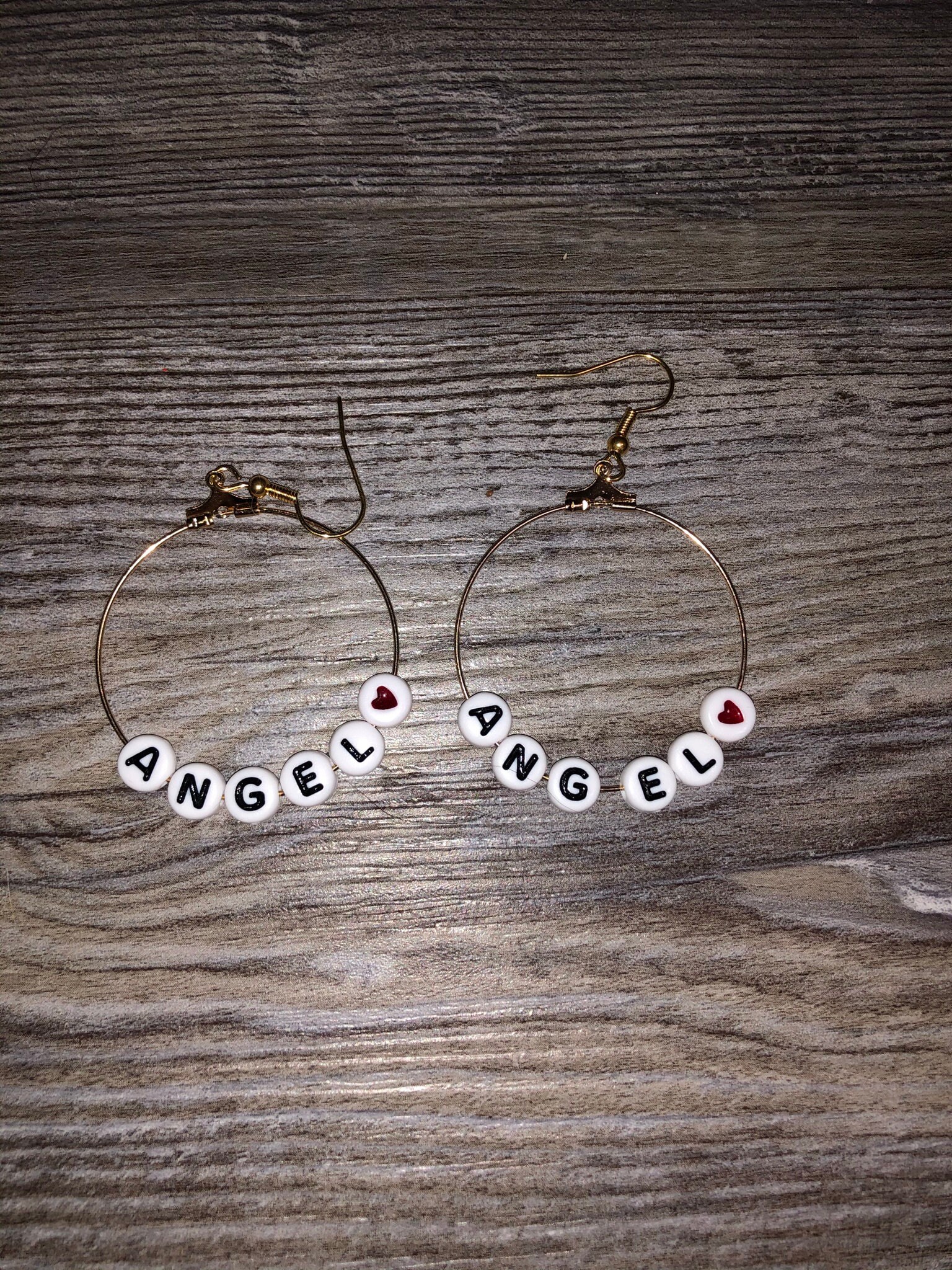 Angel Hoop Earrings - Etsy