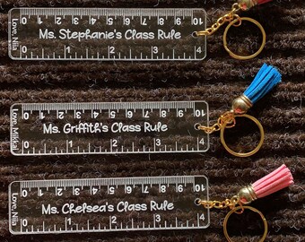 Acrylic Ruler Custom - Etsy