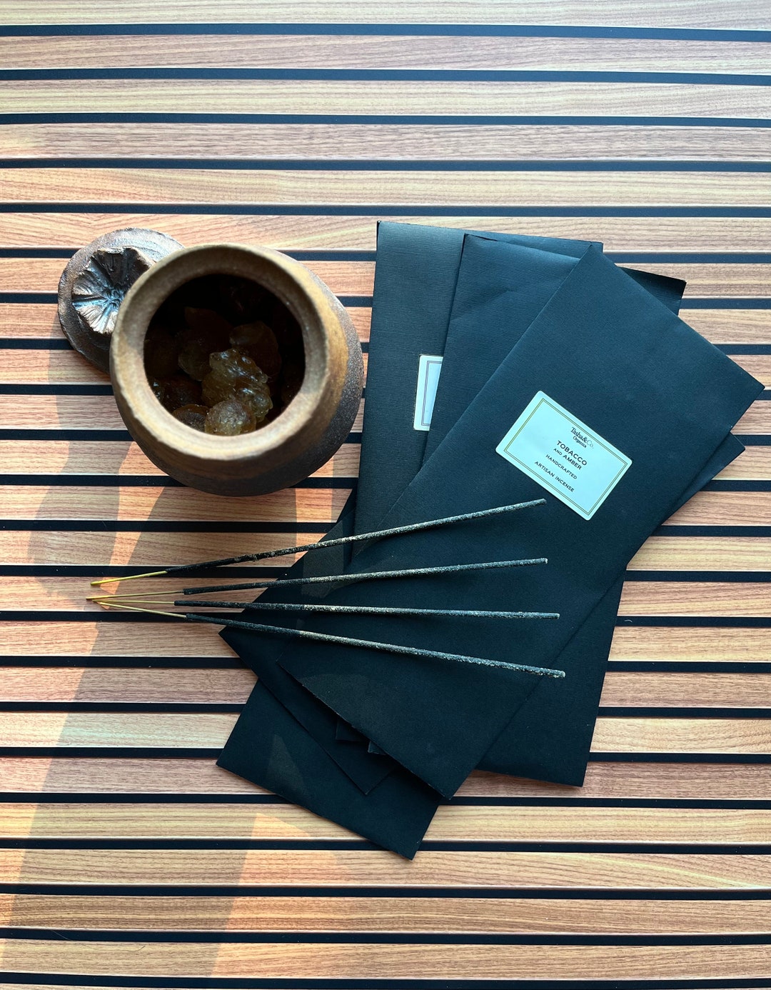 Handcrafted Incense Assorted TOBACCO SANDALWOOD AMBER Blends Handmade ...