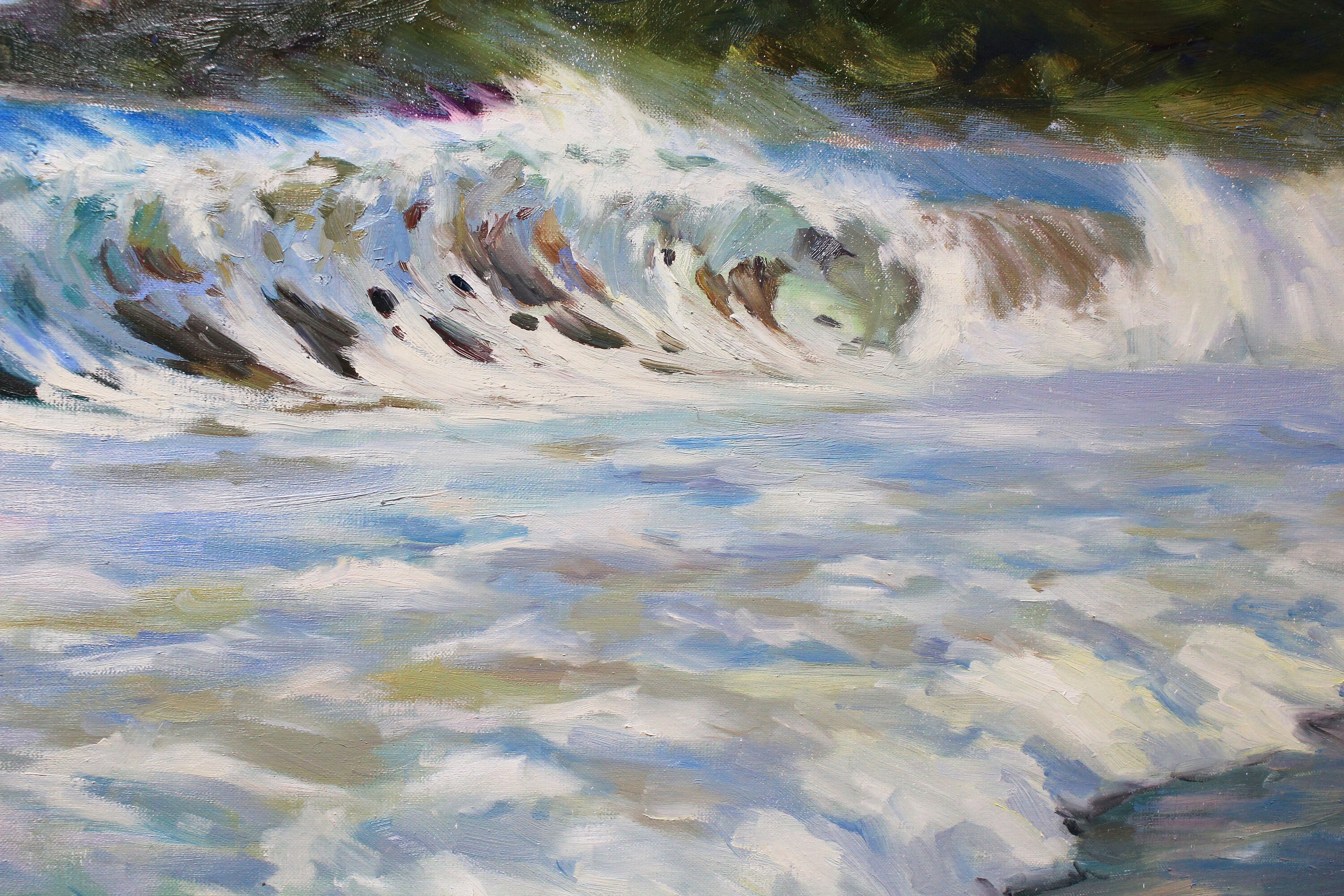 Sea Painting Oil Seascape Painting Waves Ocean Oil Painting Home Decor ...