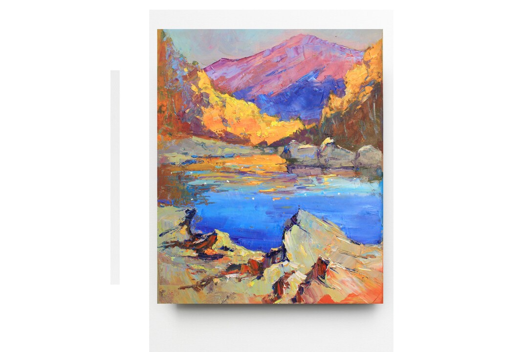 Impressionist Landscape Painting Original Oil Painting on Canvas Nature ...