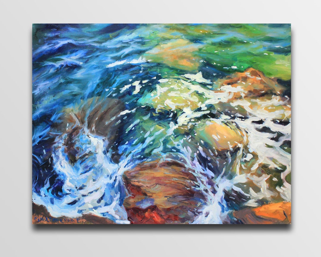 Sea Rocks Painting Rocks Rocks for Painting Sea Painting Oil - Etsy