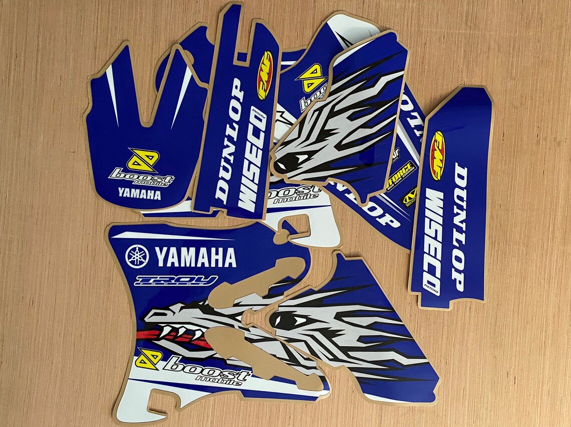 YAMAHA of TROY Factory Graphics Kit YZ125 YZ250 2002 2003 2004 2005 ...