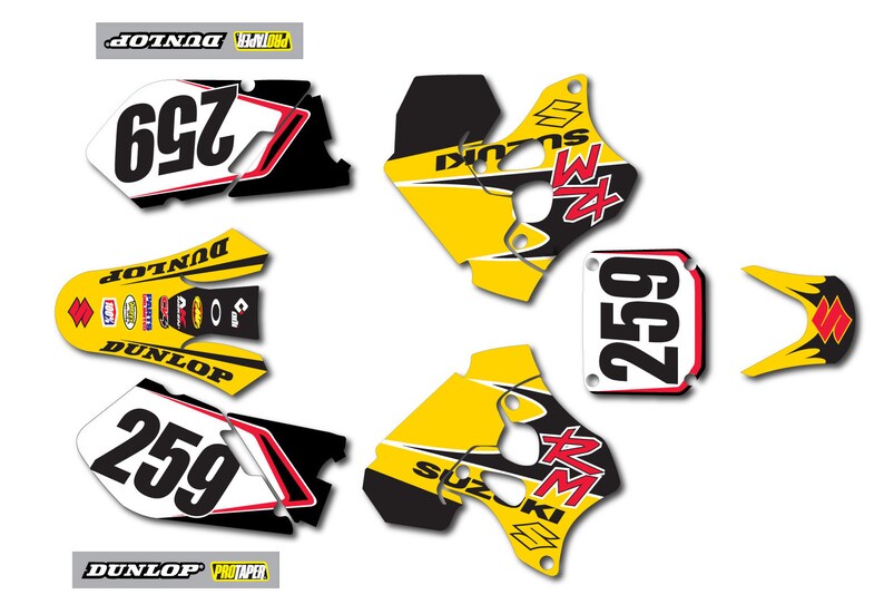 Ricambi Moto Suzuki Off Road Suzuki RM 125-250 Restyle 2004-2008 ...