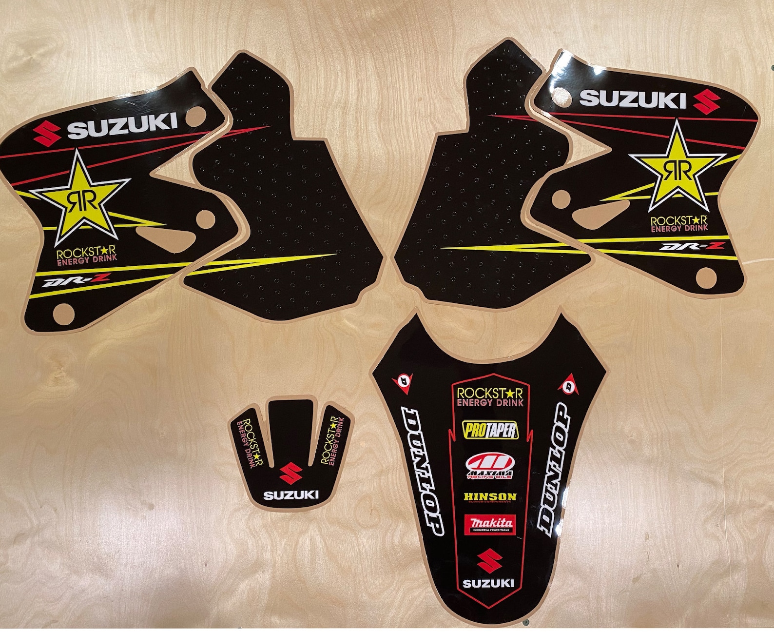 Suzuki Rockstar Factory Graphics DRZ400 DRZ400S DRZ400SM DRZ400ES 1999 ...