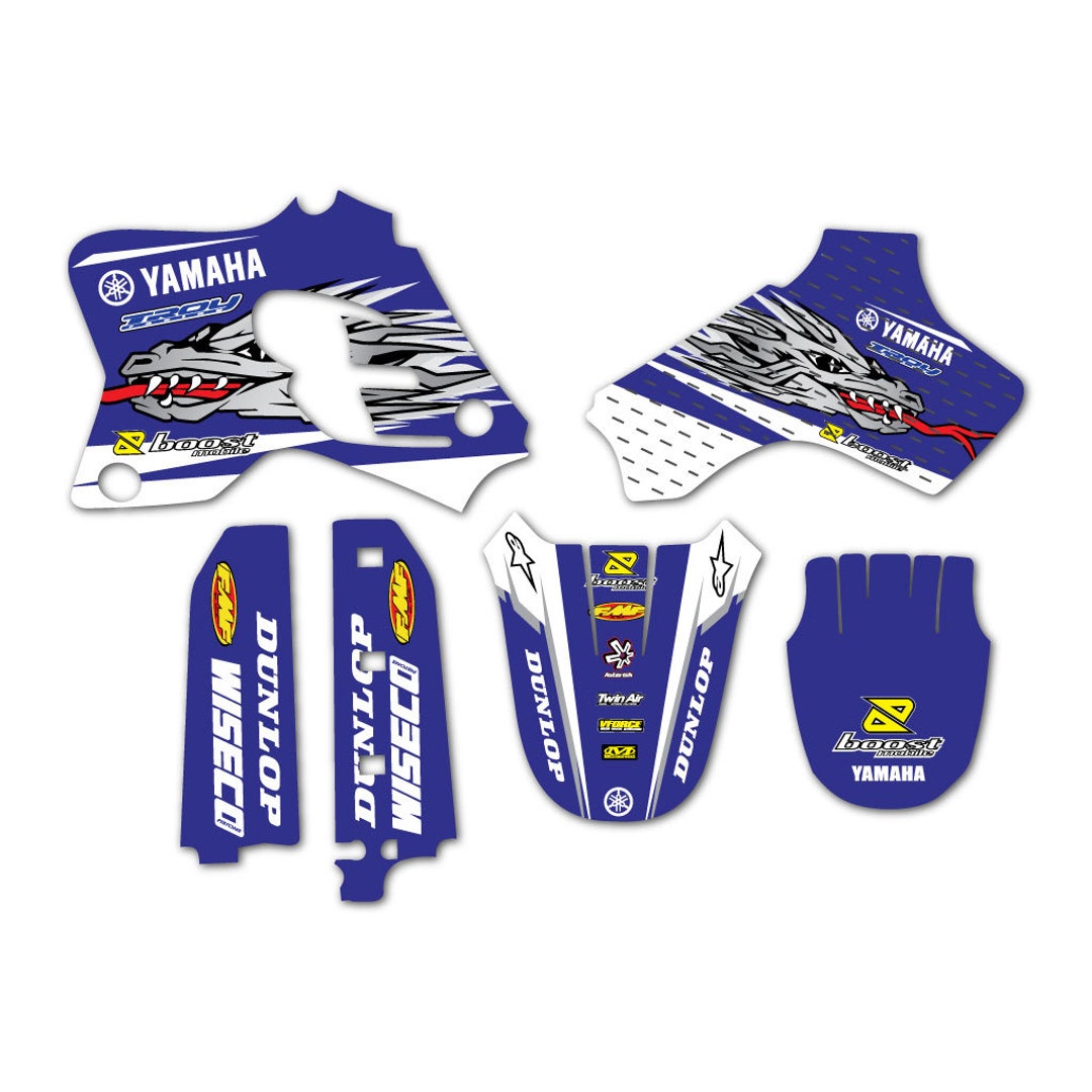 1993 - 2001 YAMAHA Team Graphics YZ80 Renthal-fmf Factory Motocross ...