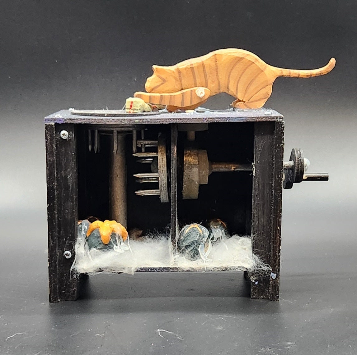 Jonsey the Cat Automata - Etsy