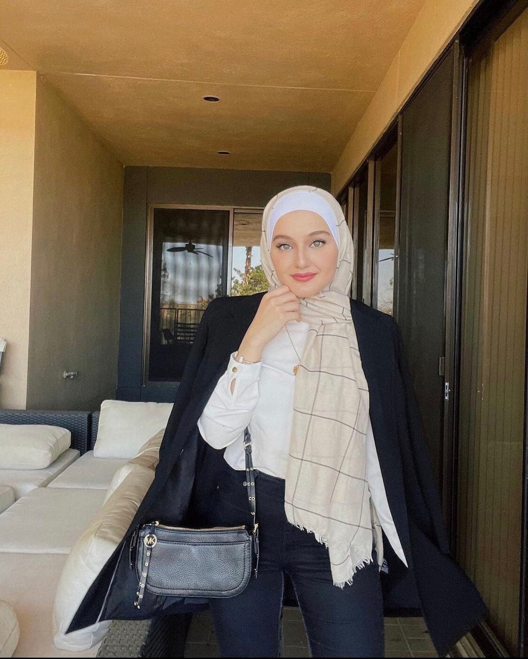 Plaid Hijab Scarf (many Colors) - Etsy