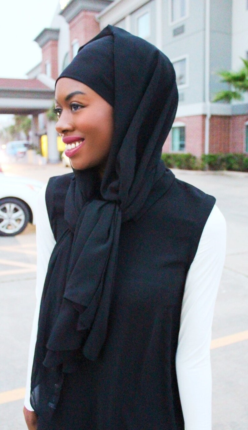 Square Chiffon Hijab | Square Hijab, Square Scarf, Headscarf, Hijabi ...