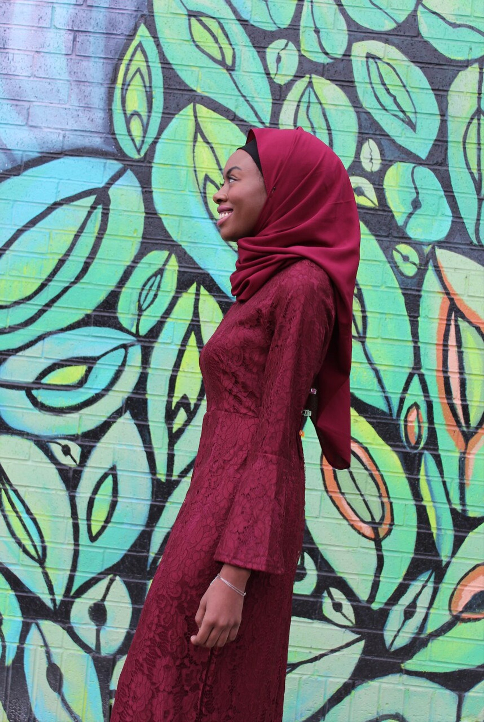 Long Sleeve Maxi Modest Dress (vibrant Navy) - Etsy