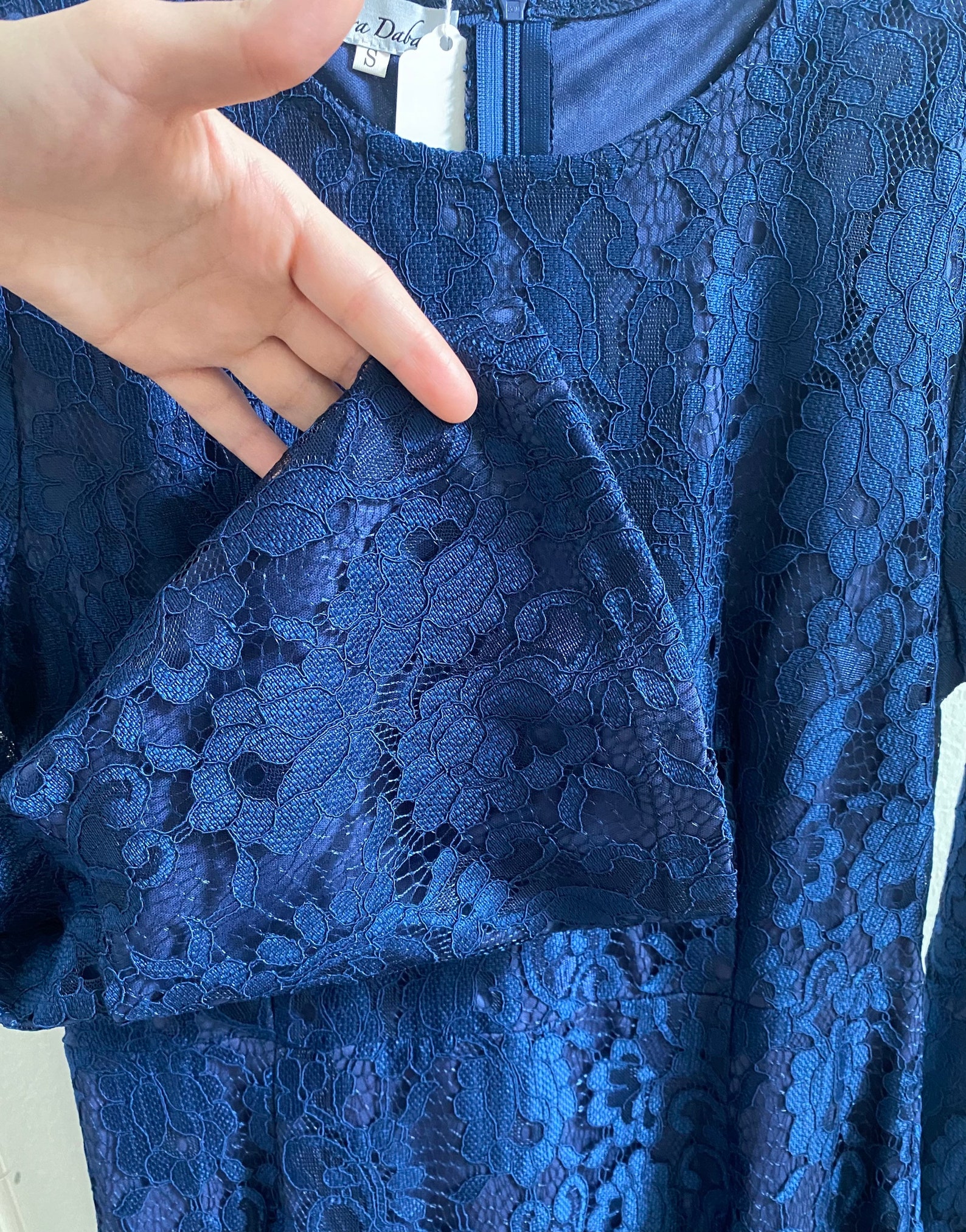 Long Sleeve Maxi Modest Dress (vibrant Navy) - Etsy