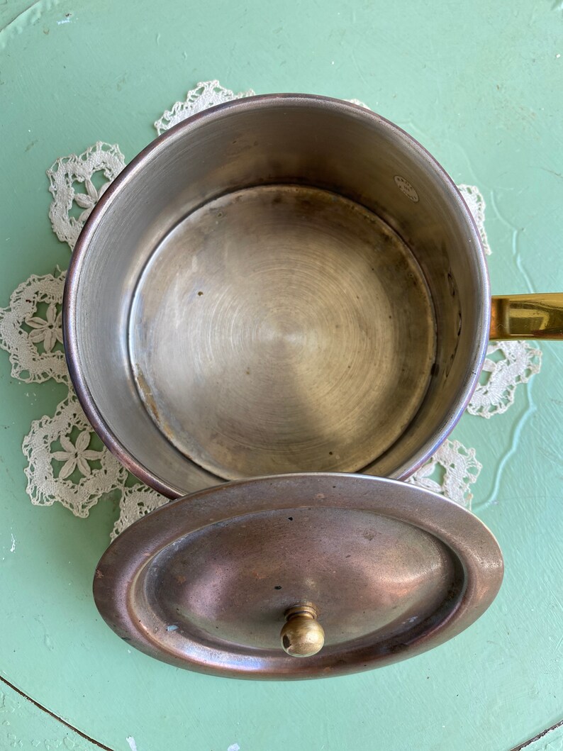 Copper Pot Vintage Copper Double Boiler Korean Copper | Etsy