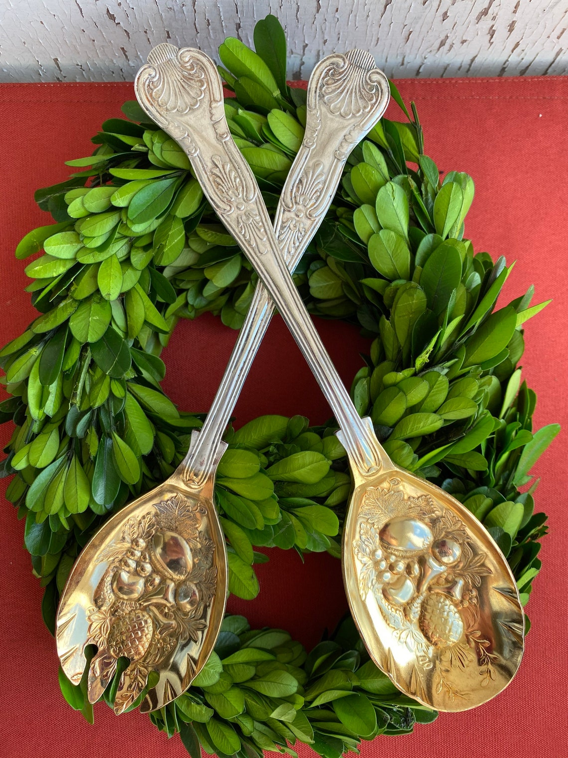 Silver Fruit Spoon Set Vintage Raimond Silver Plate Made - Etsy