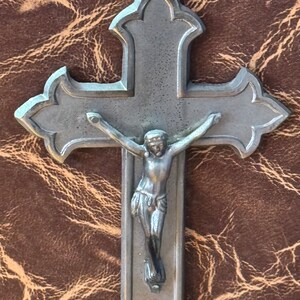 Unique Vintage Silver Metal Holy Water Fount Wall Decor Catholic Church ...