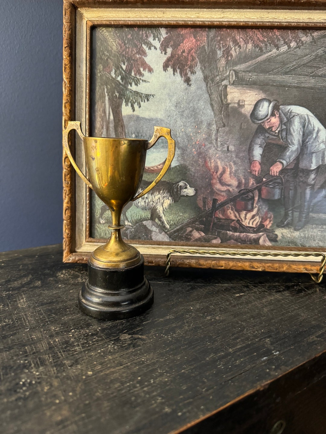 Unique Vintage Trophy Souvenir Collectible Awards MID Bronzed Urn Movie ...