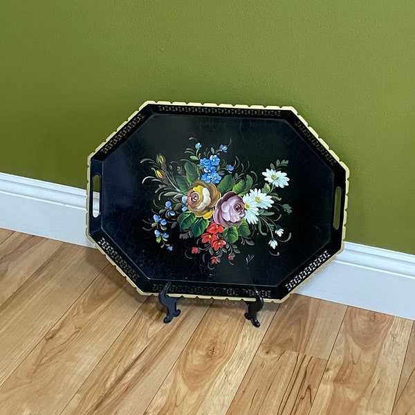 Tole Painted Tray - Etsy