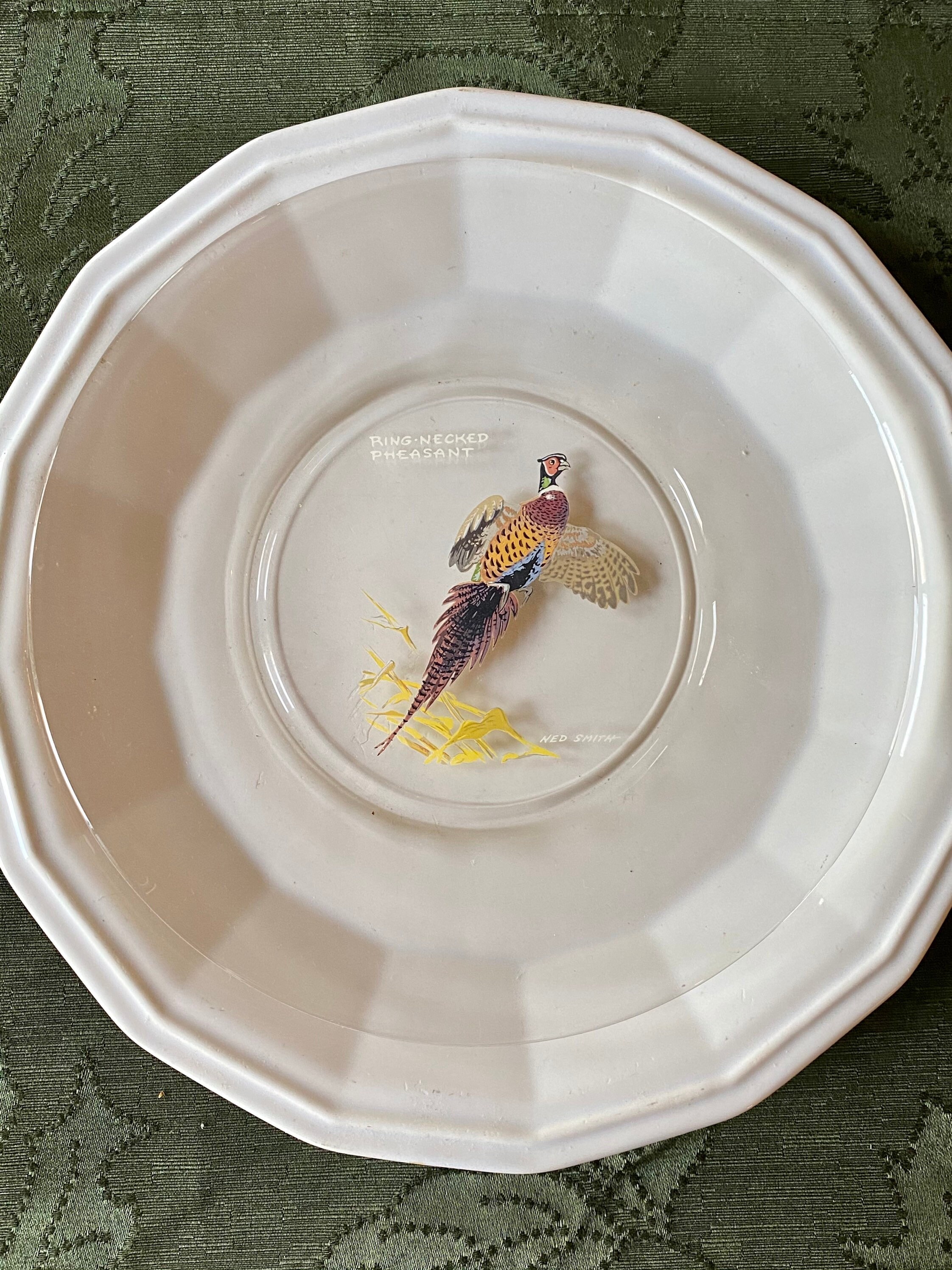 Vintage Ned Smith Plates Set of Four Hand Painted Plates | Etsy