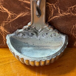 Unique Vintage Silver Metal Holy Water Fount Wall Decor Catholic Church ...